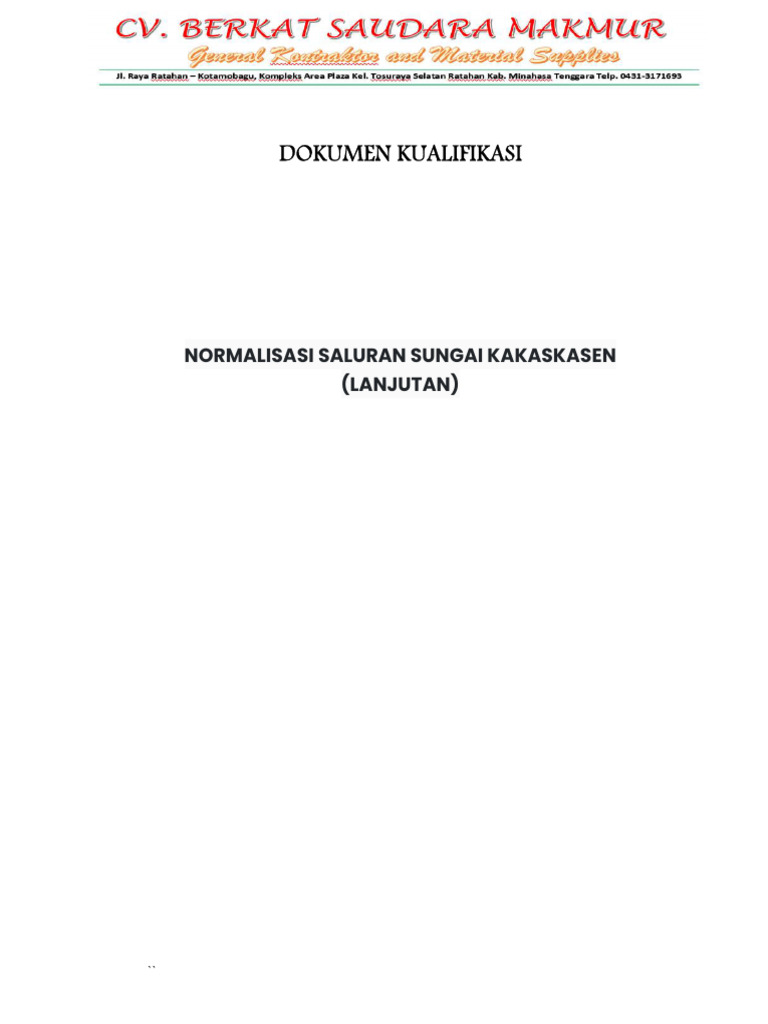 Prakualifikasi BSM | PDF