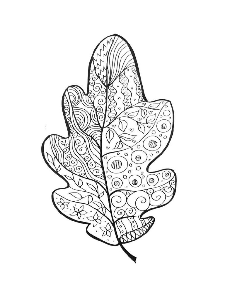 Frunze Mandala - Culorile Toamnei | PDF