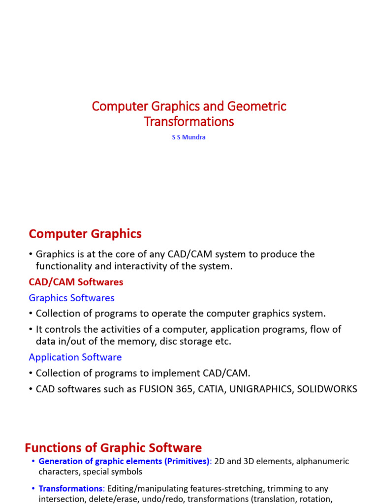 2d Geometric Transformations Stu Pdf