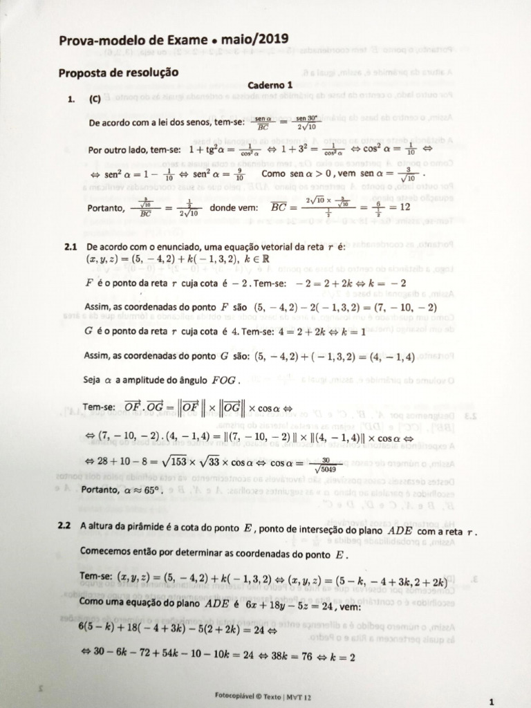 12oMatA ProvaModelo TextoM T12 | PDF