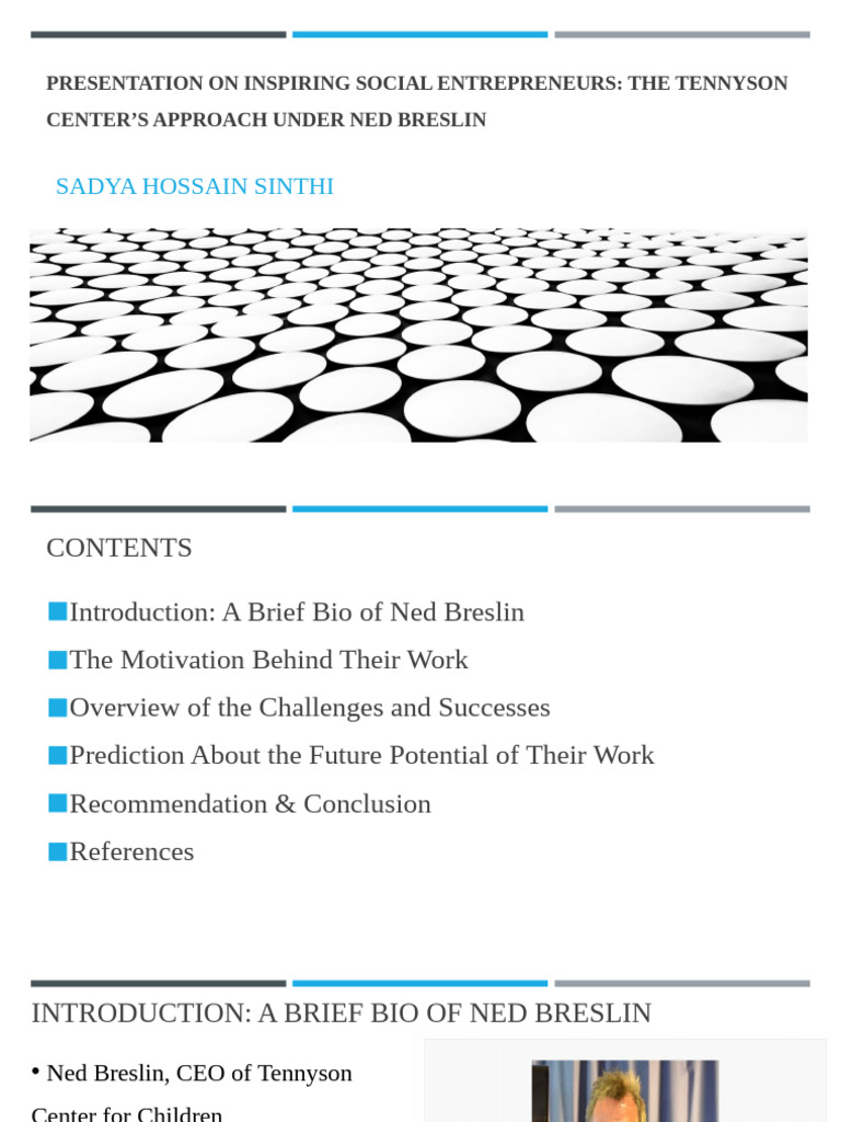 Presentation On INSPIRING SOCIAL ENTREPRENEURS | PDF