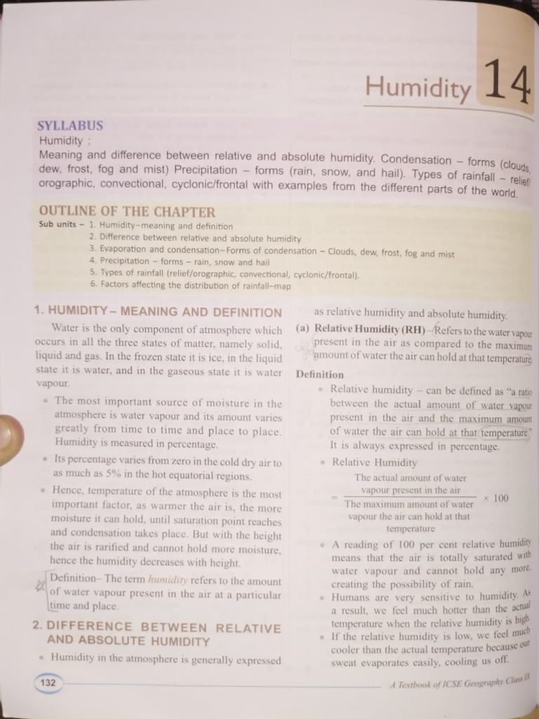 Geography Humidity | PDF
