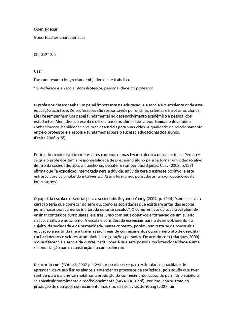 An Bom Professor | PDF