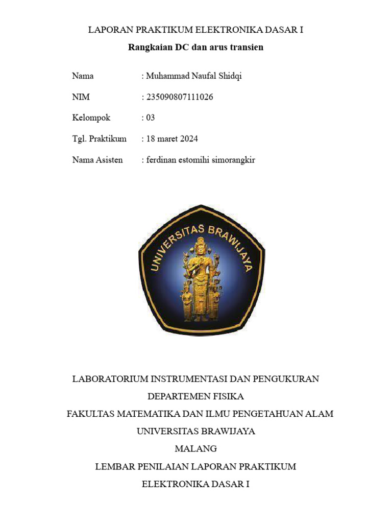 Muhammad Naufal Shidqi - Eldas 1 - Laporan 3 | PDF