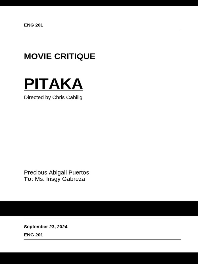 Eng 201 - Pitaka | PDF | Art
