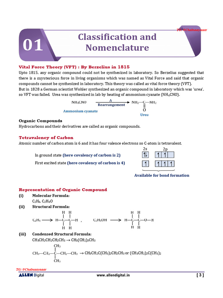 Classification & Nomenclature | PDF