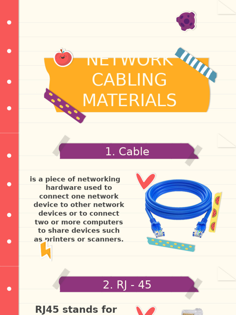 Quarter 1 Week 3 Network Cable Installation | PDF