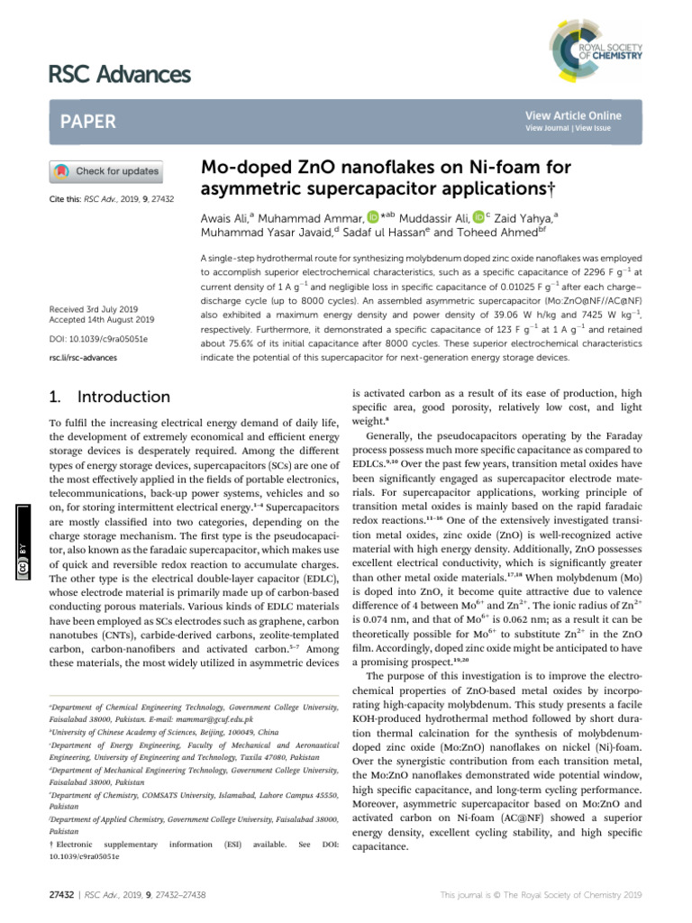 RSC Advances: Paper | PDF