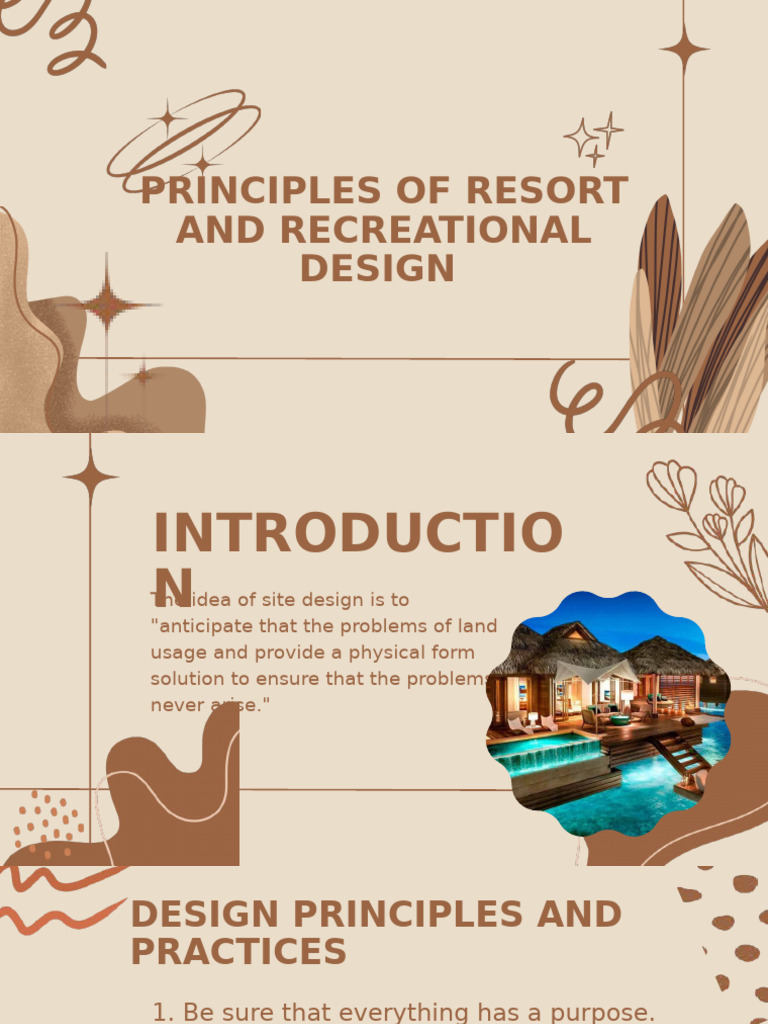 Principles of Resort and Recreational Design 20240922 133718 0000 | PDF