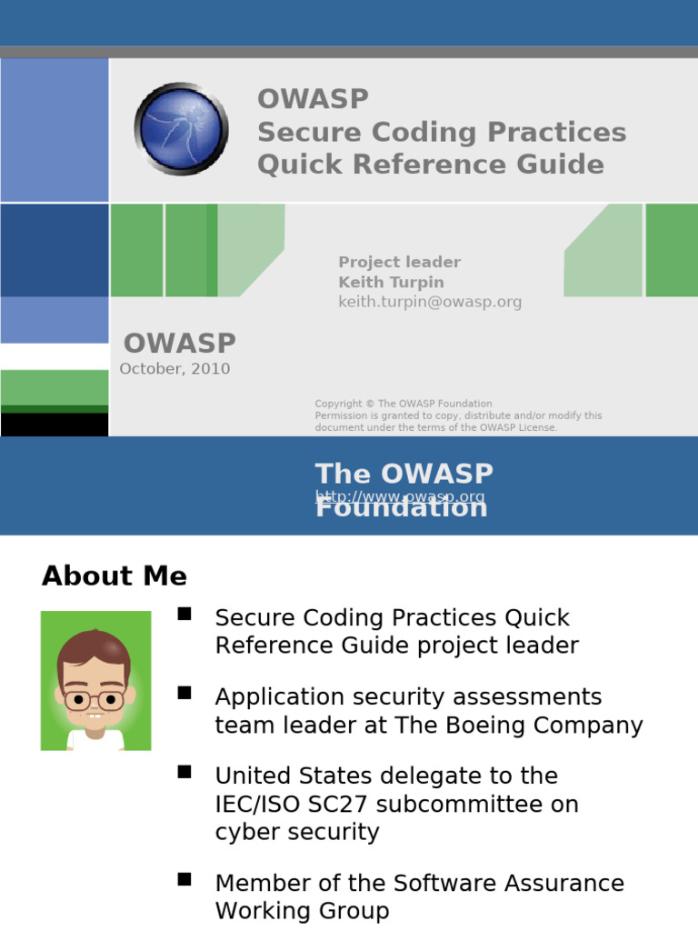 Secure Coding Practices Quick Ref 5 | PDF