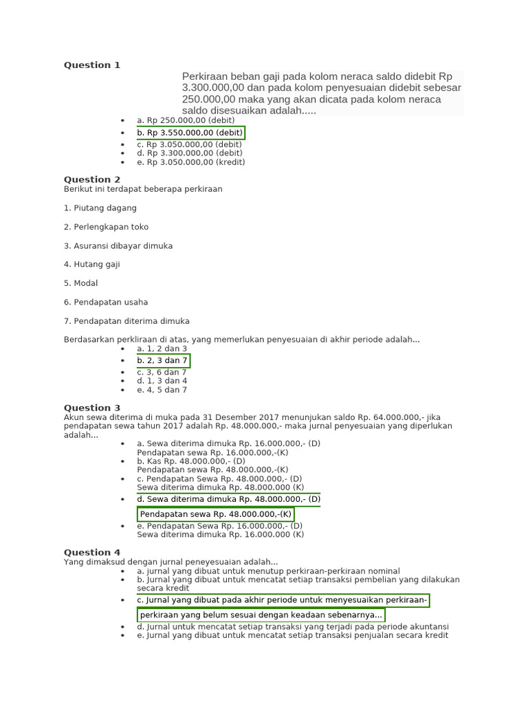 Latihan 5 AKUNSAR X | PDF