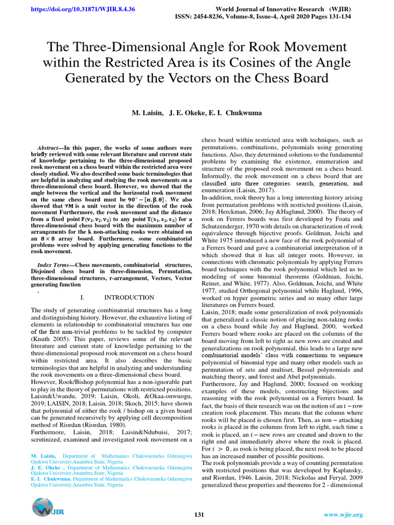 The_Three_Dimensional_Angle_for_Rook_Mov | PDF