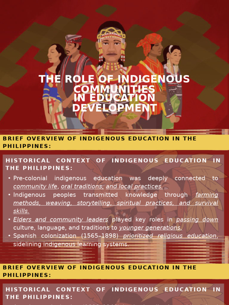 The Role of Indigenous Communities in Education Development | PDF