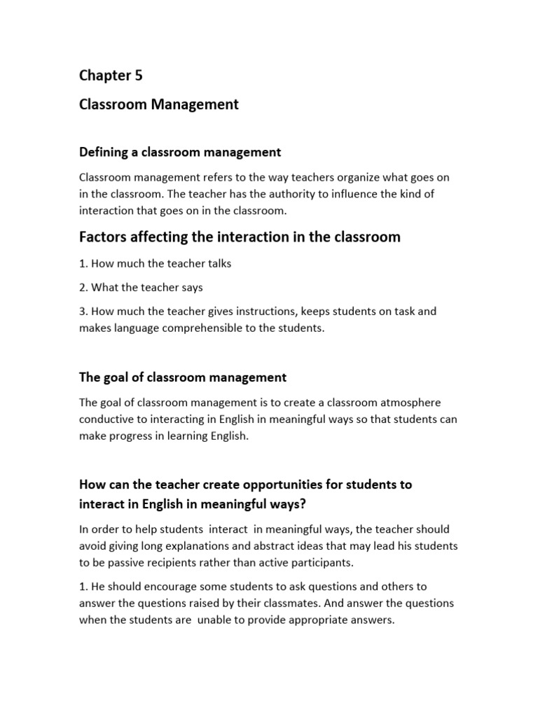 Elt Chapter Five | PDF