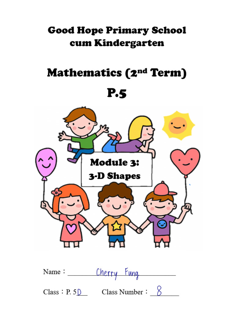 P5 - Maths - ws03 - 3D Shapes - Student. | PDF