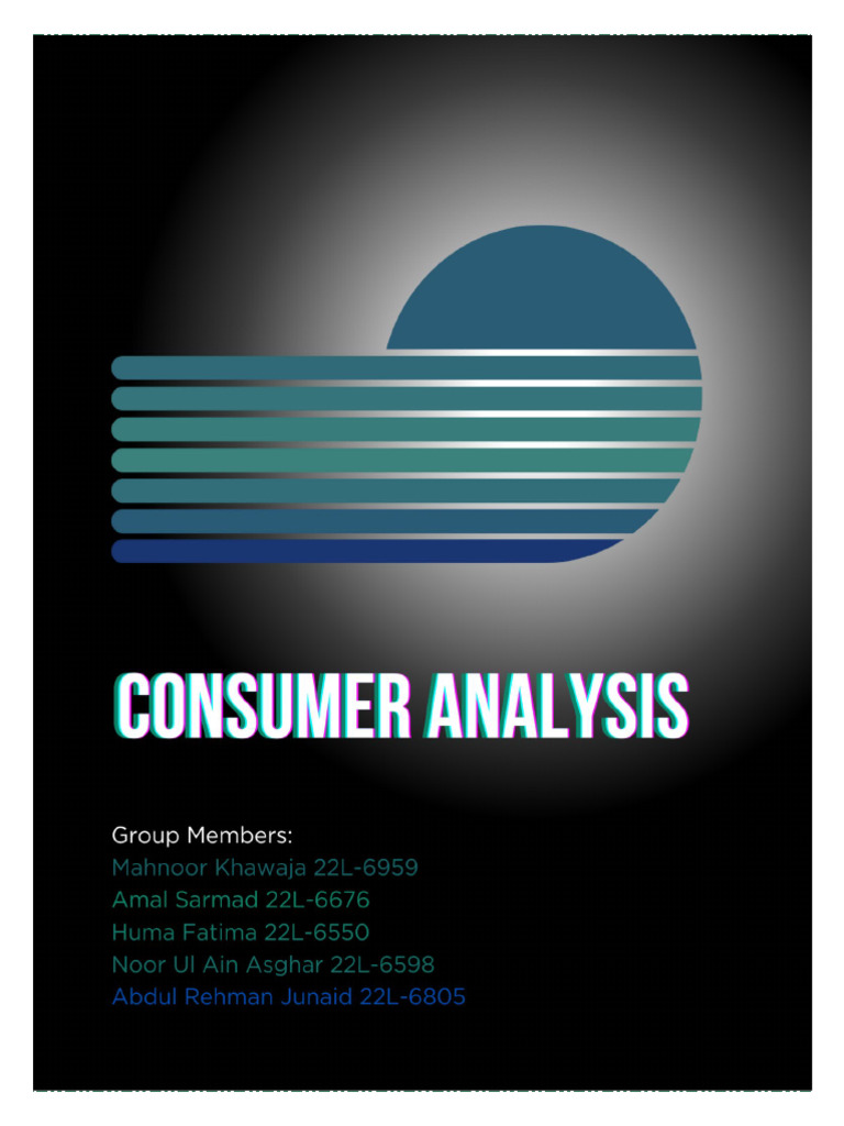 Consumer Analysis | PDF