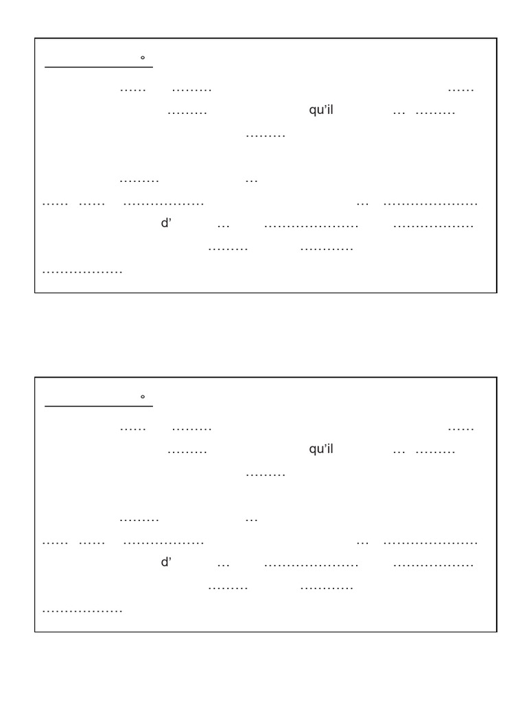 Dictee A Trous 1 | PDF