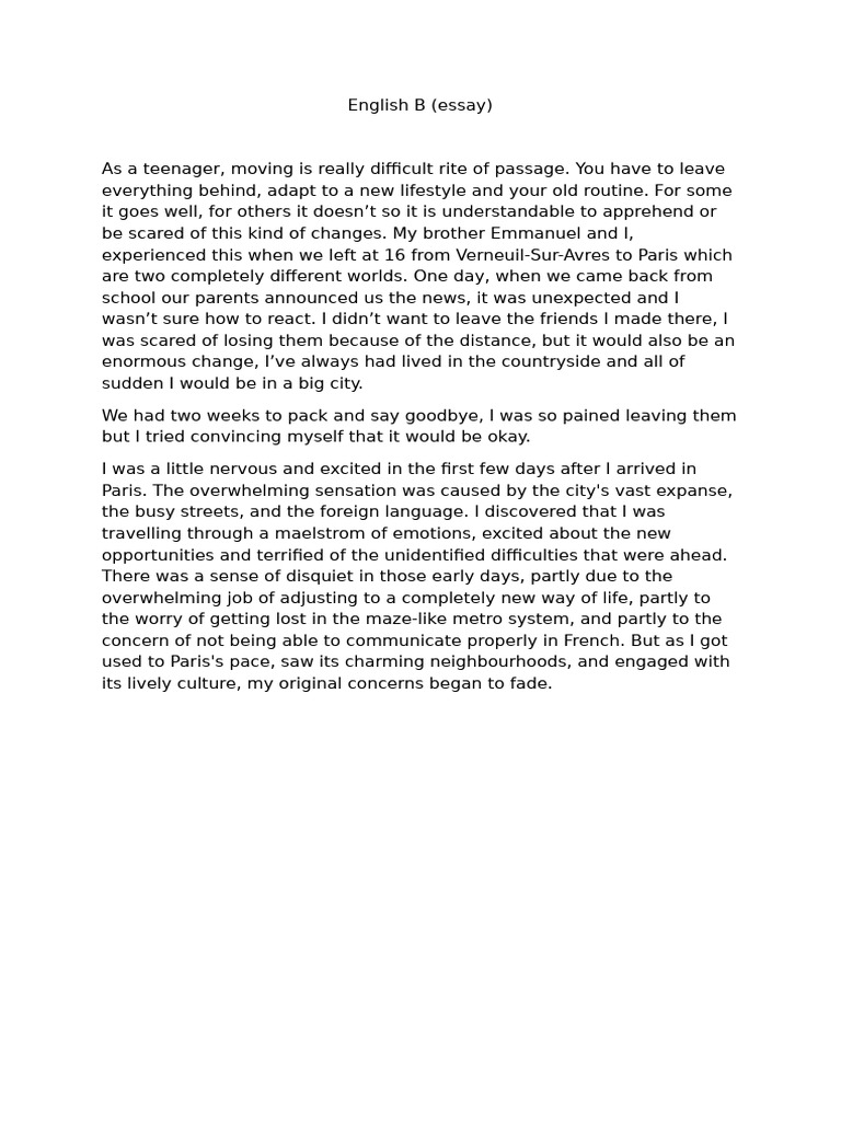 English Essay | PDF