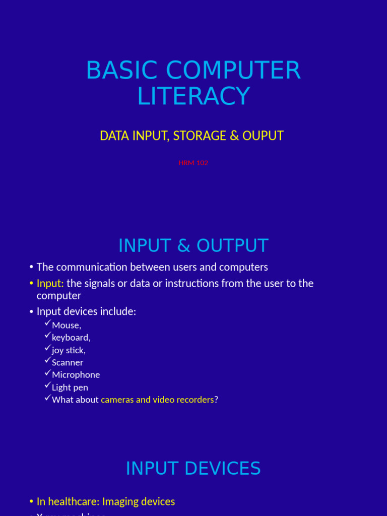 Basic Computer Literacy Lesson 2 | PDF | Computers Basic Computer Literacy Lesson 2 | PDF | Computers