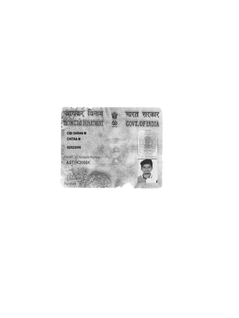 PAN CARD copy | PDF