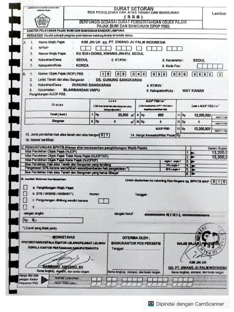 BPHTB PT - Gpi | PDF