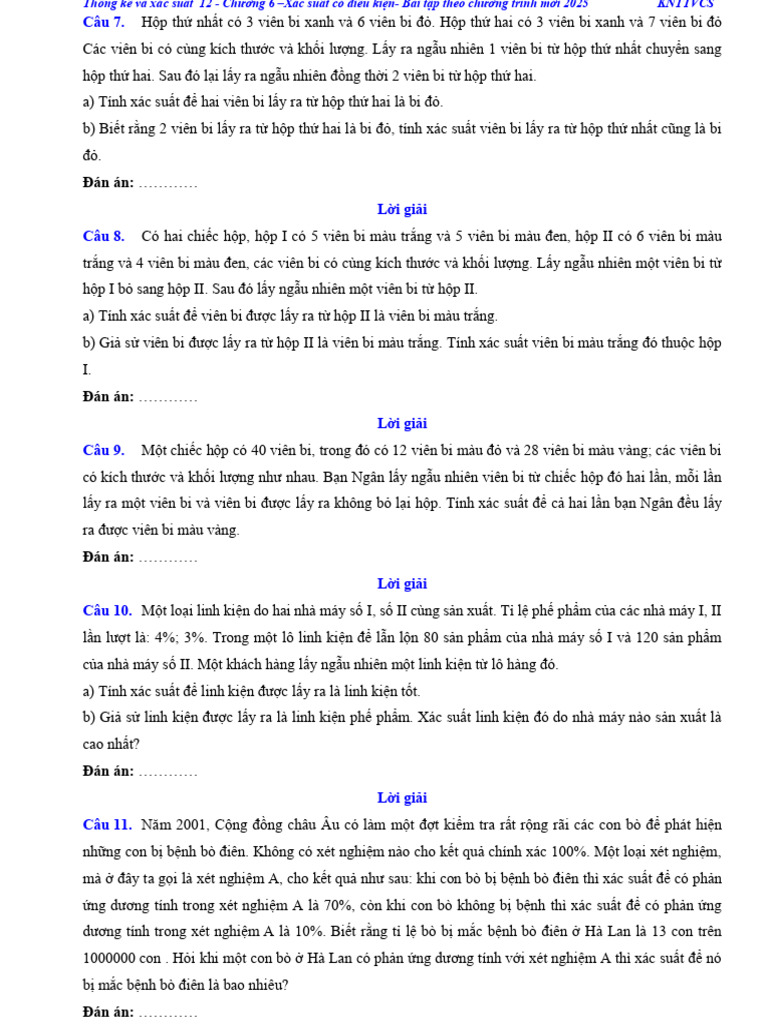 Bài 2 Ct Bayes Pdf