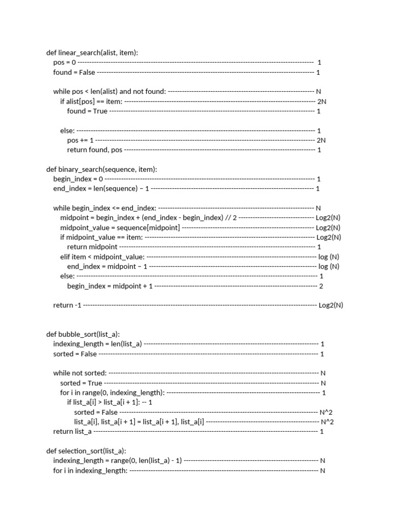 Dsa Big O Notation Pdf 