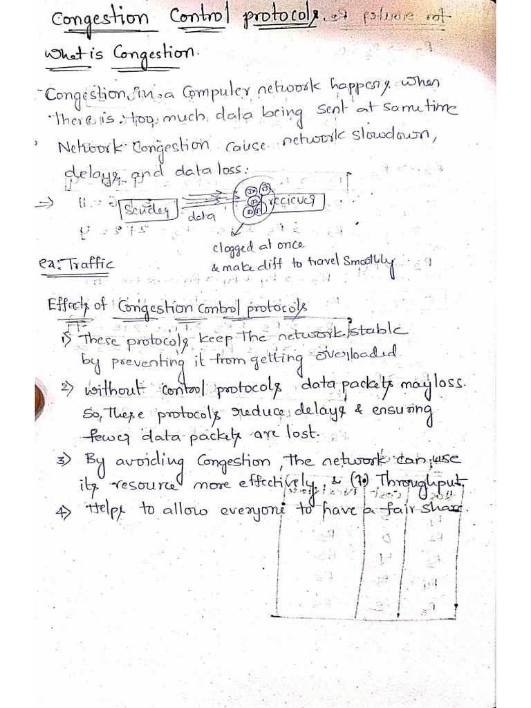 Congestion - Control Protocols | PDF