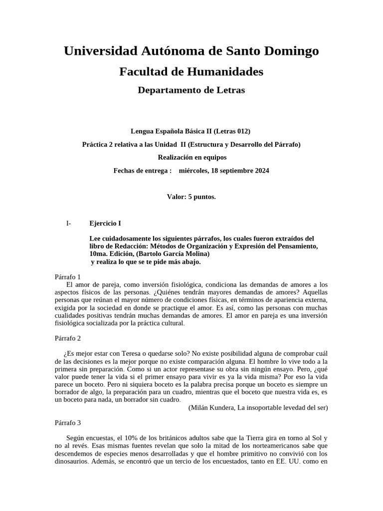Let 012 Practica 2. (Unidad 2) | PDF