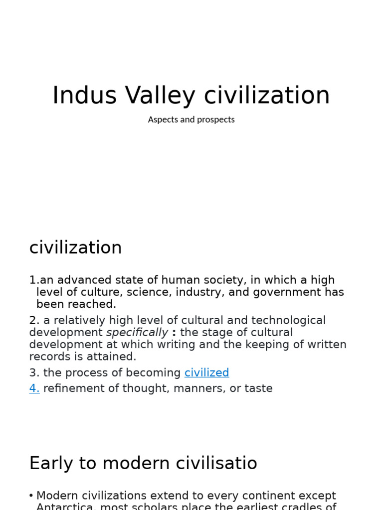 Indus Valley | PDF