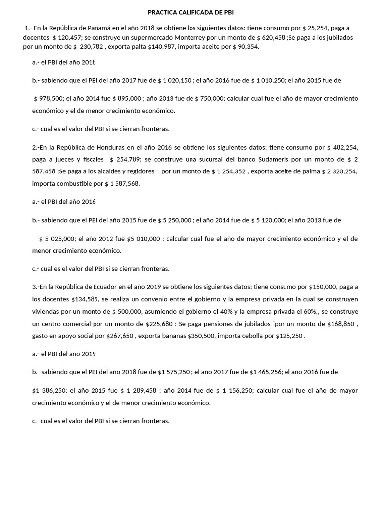 Practica de Pbi 2024 | PDF