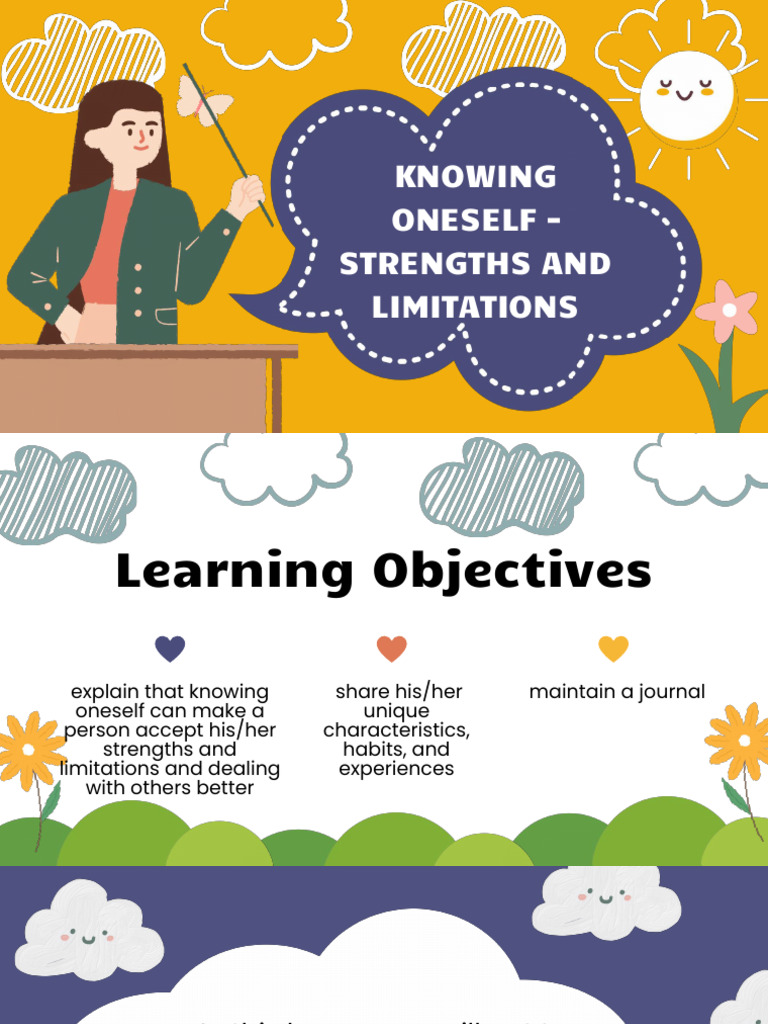 MOD1 Knowing Oneself Strengths and Limitations | PDF