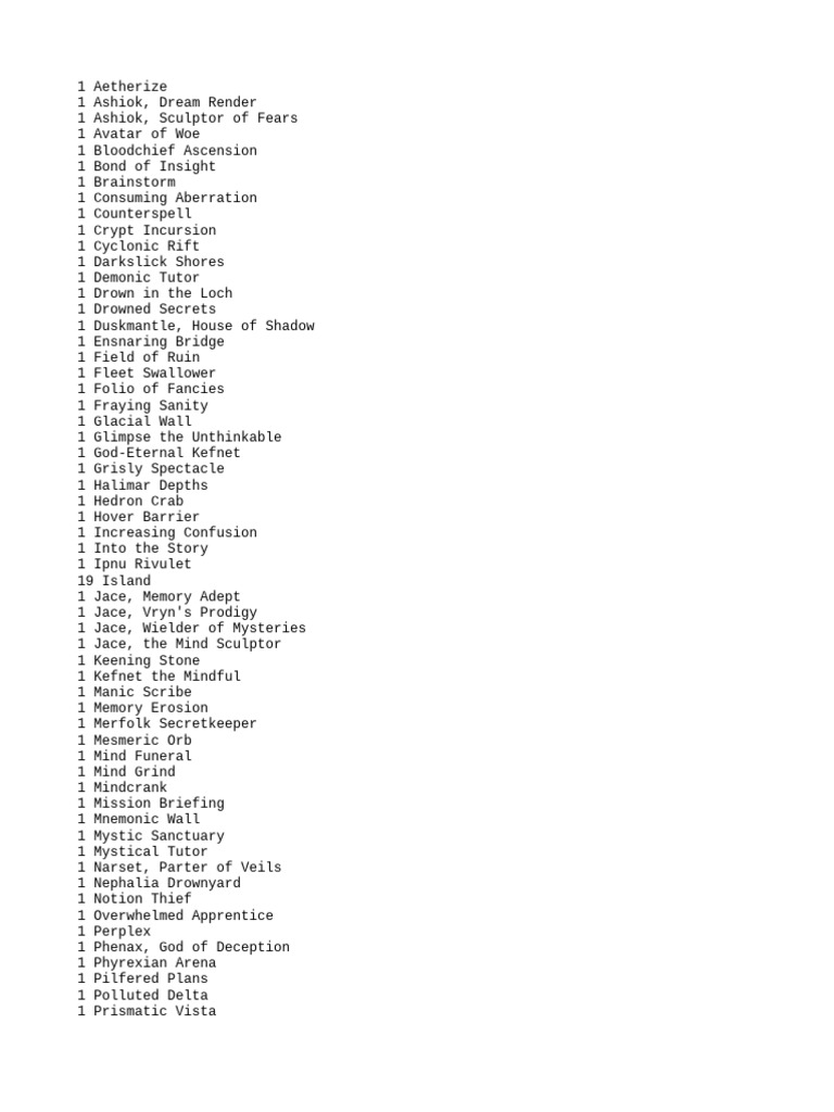 Deck - Mill Commander | PDF