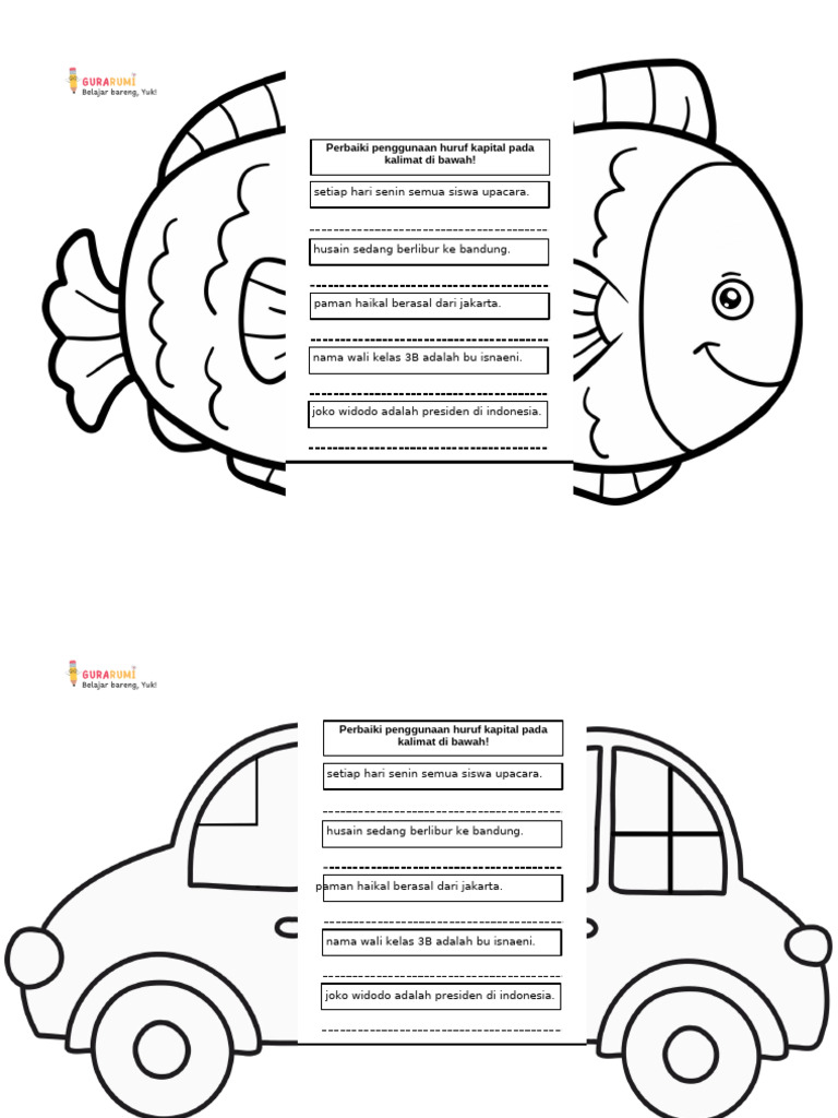 B.Indo - Gurarumi - Happy Note Huruf Kapital-1 | PDF