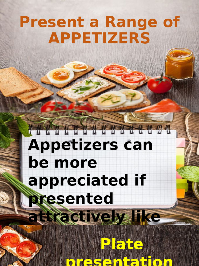 7. Present a Range of Appetizers | PDF