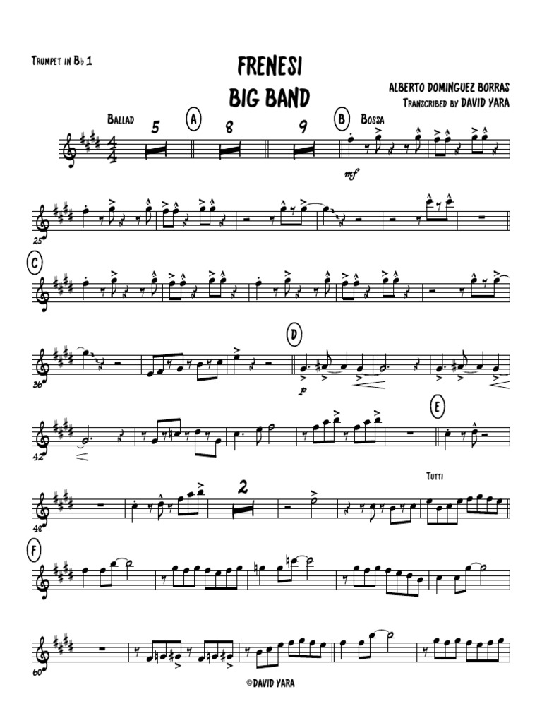 FRENESI Trumpet in BB 1 | PDF