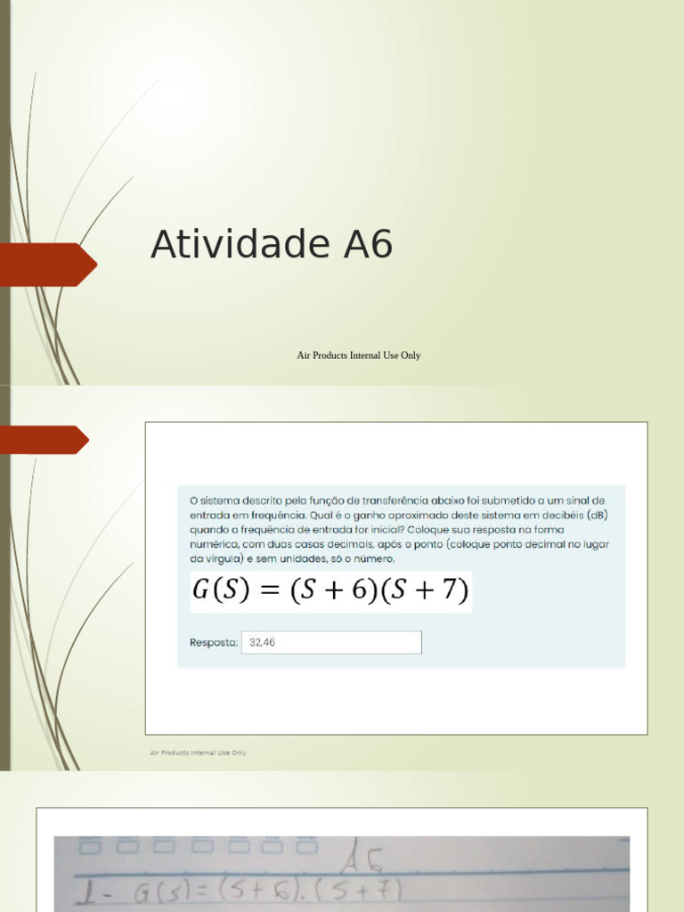Atividade A6 | PDF
