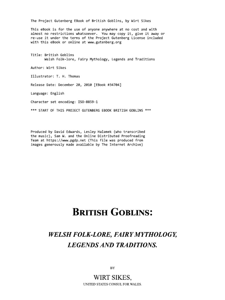 British Goblins | PDF