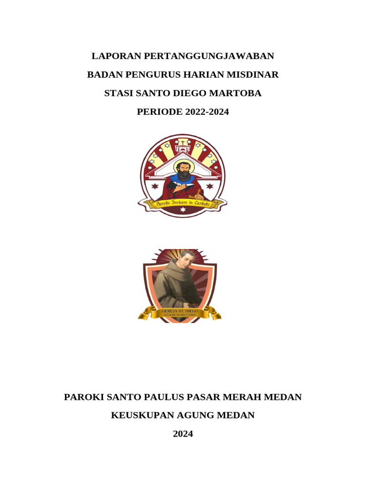 LPJ BPH Misdinar Martoba 2022-2024 | PDF