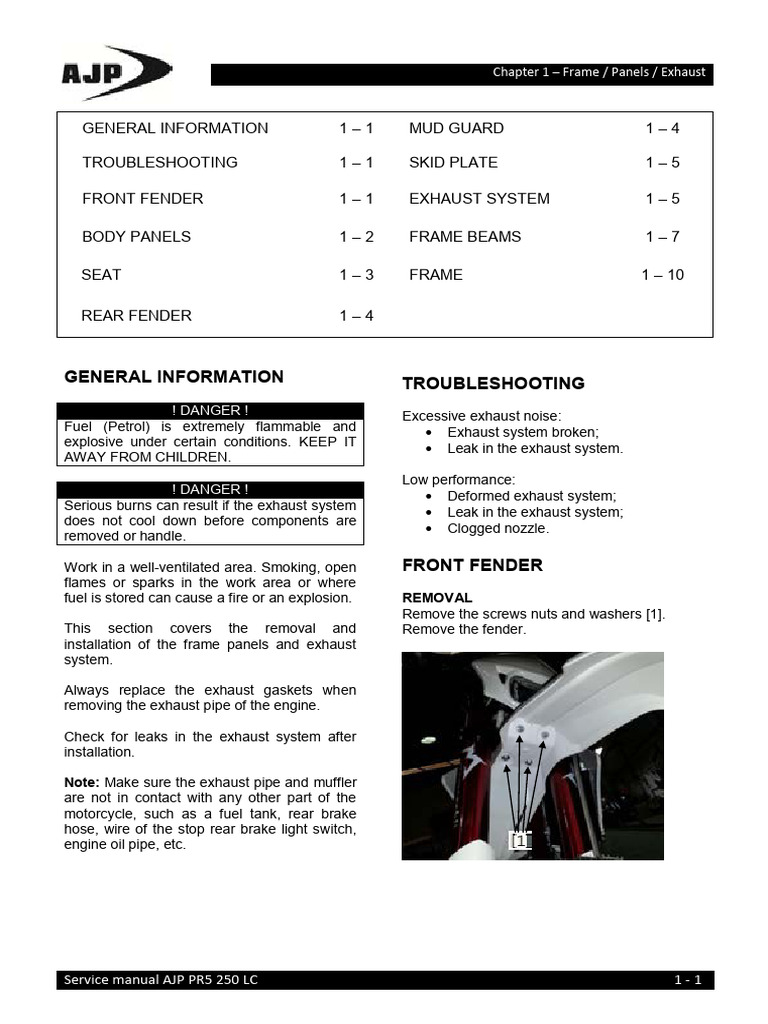 AJP PR5 Servicebook | PDF