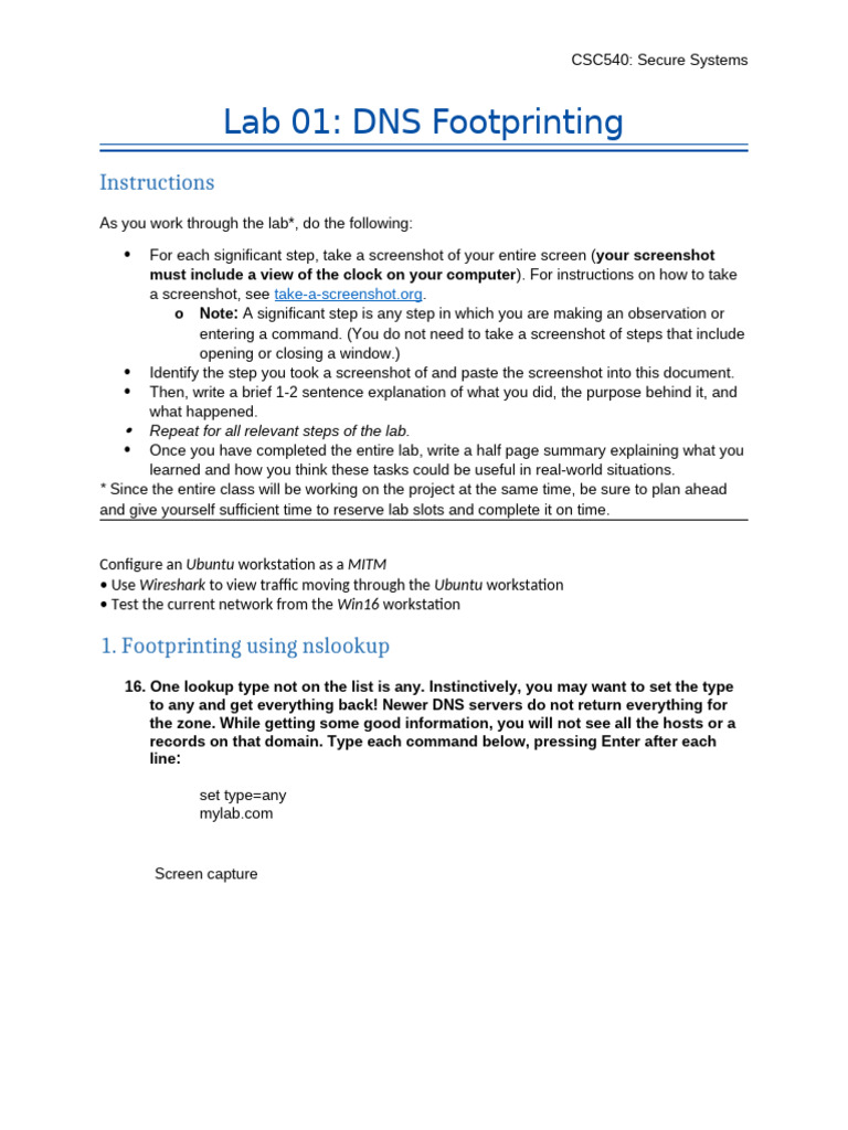 Csc540 Netlab 01 Lab Lingkarthik Pdf 8767
