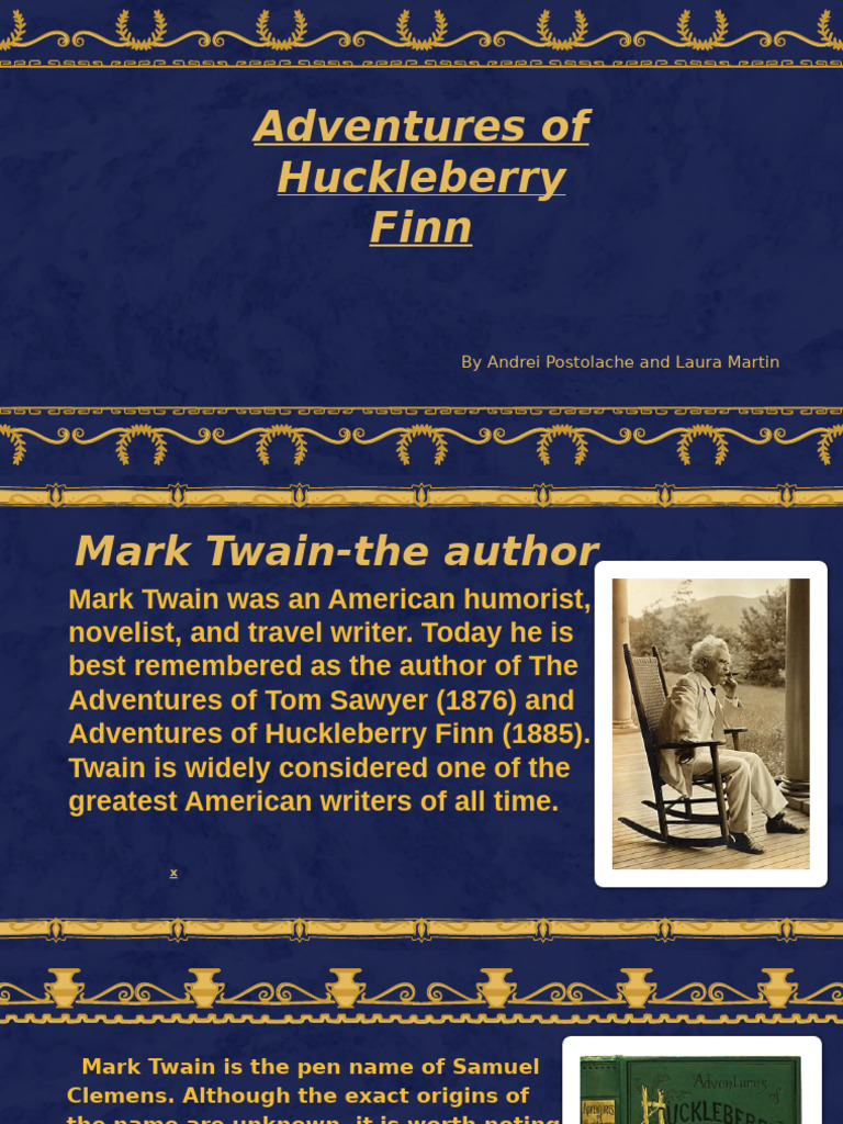 Huckleberry Finn Project | PDF | Huckleberry Finn | Slavery