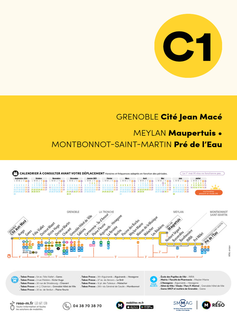 Ligne C1 Rennes Horaires