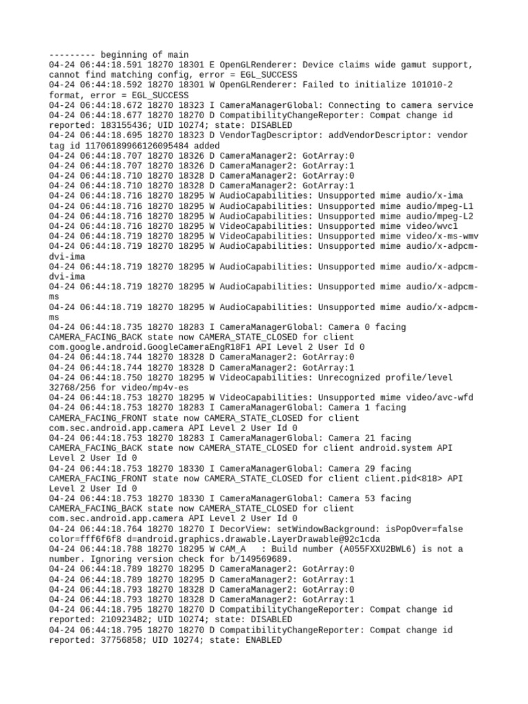 Log Cat 1713915858570 | PDF