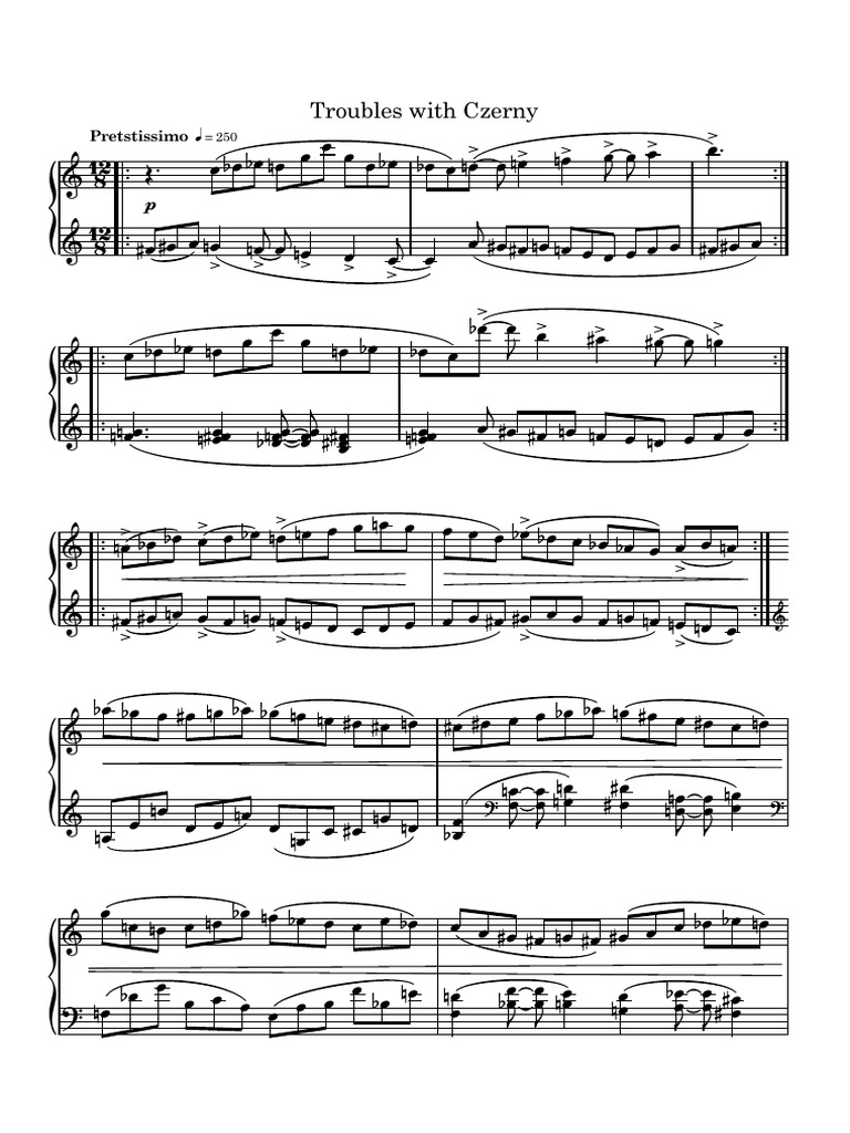 Troubles With Czerny I (1) | PDF