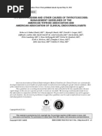 ATA AACE Guidelines For Thypothyroidism in Adults | PDF ...
