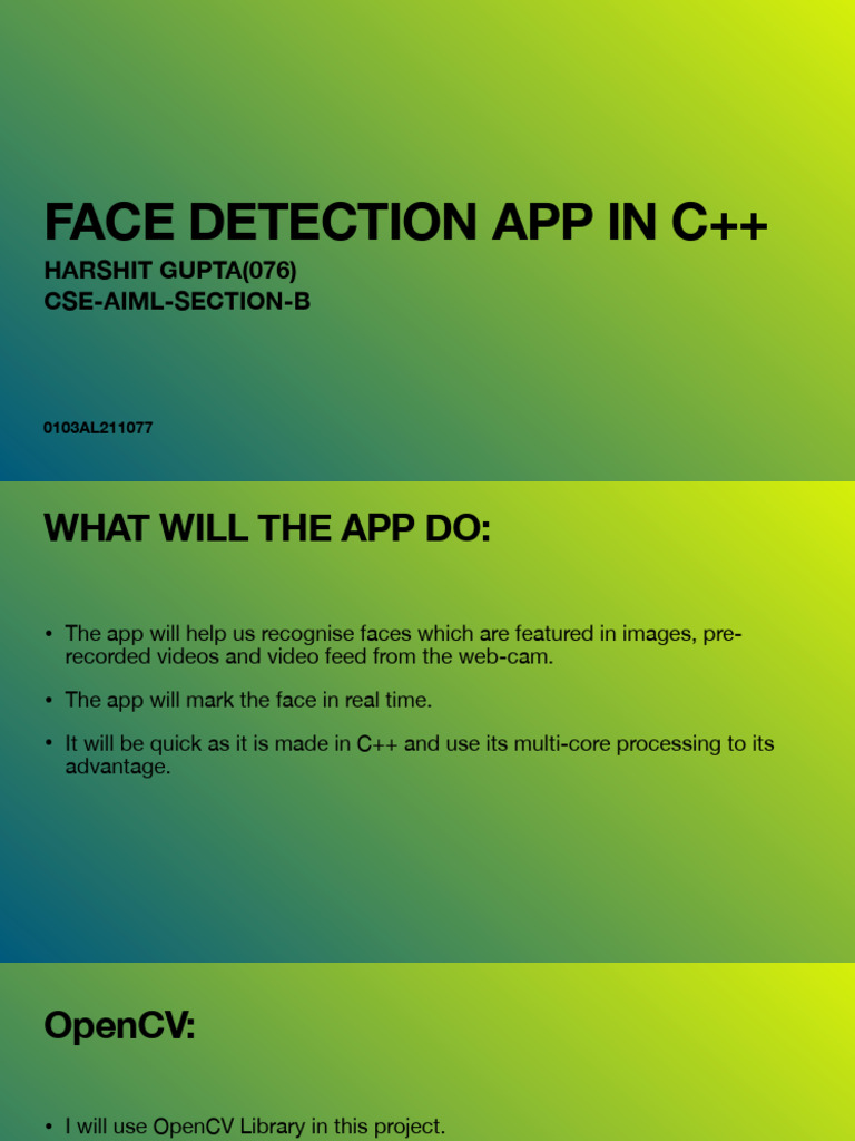 Mini Project 1 | PDF | Application Software | Computer Vision