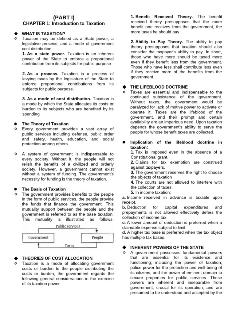 Understanding Taxation Fundamentals | PDF | Taxes | Taxation In The ...