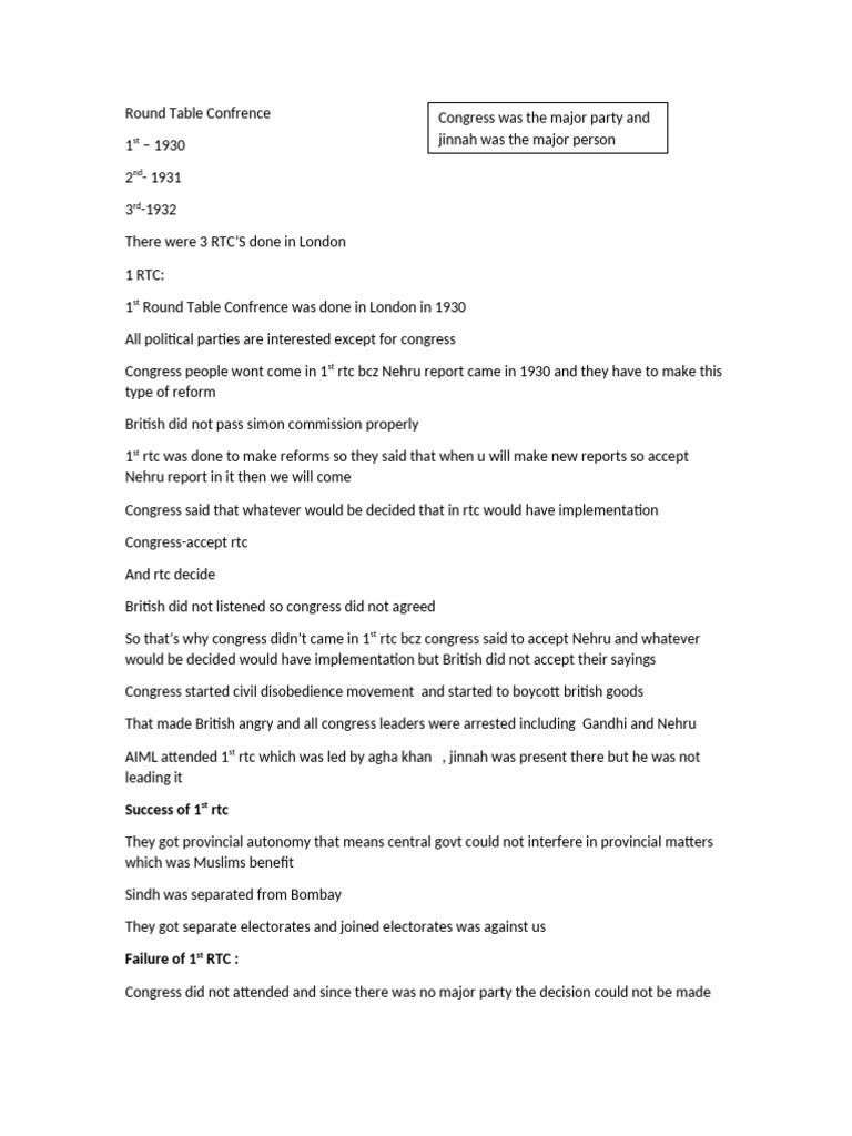 Round Table Confrence Hist Analysis | PDF