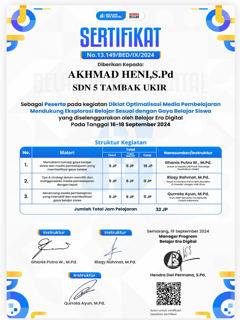 Sertifikat - Teti Sulastri S.PD - PDF - 20240920 - 160647 - 0000 | PDF